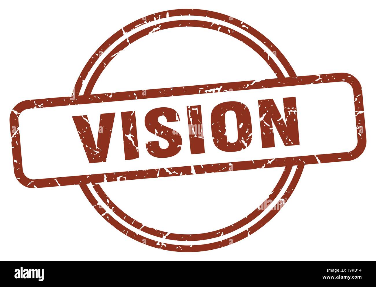 vision stamp isolated on white Stock Vector Image & Art - Alamy