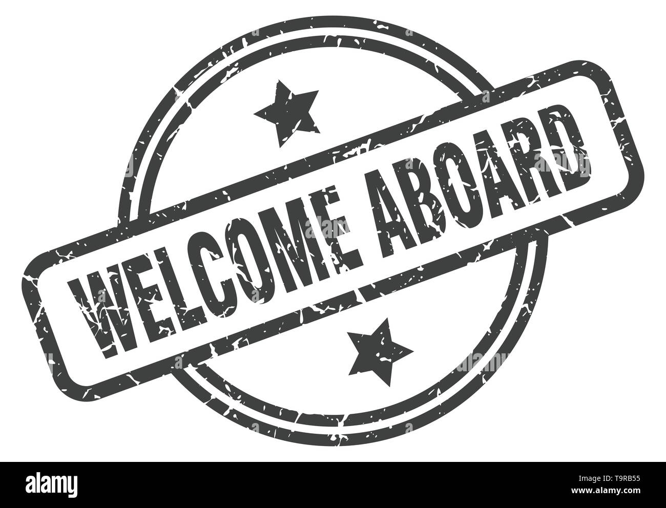 welcome aboard stamp isolated on white Stock Vector Image & Art - Alamy