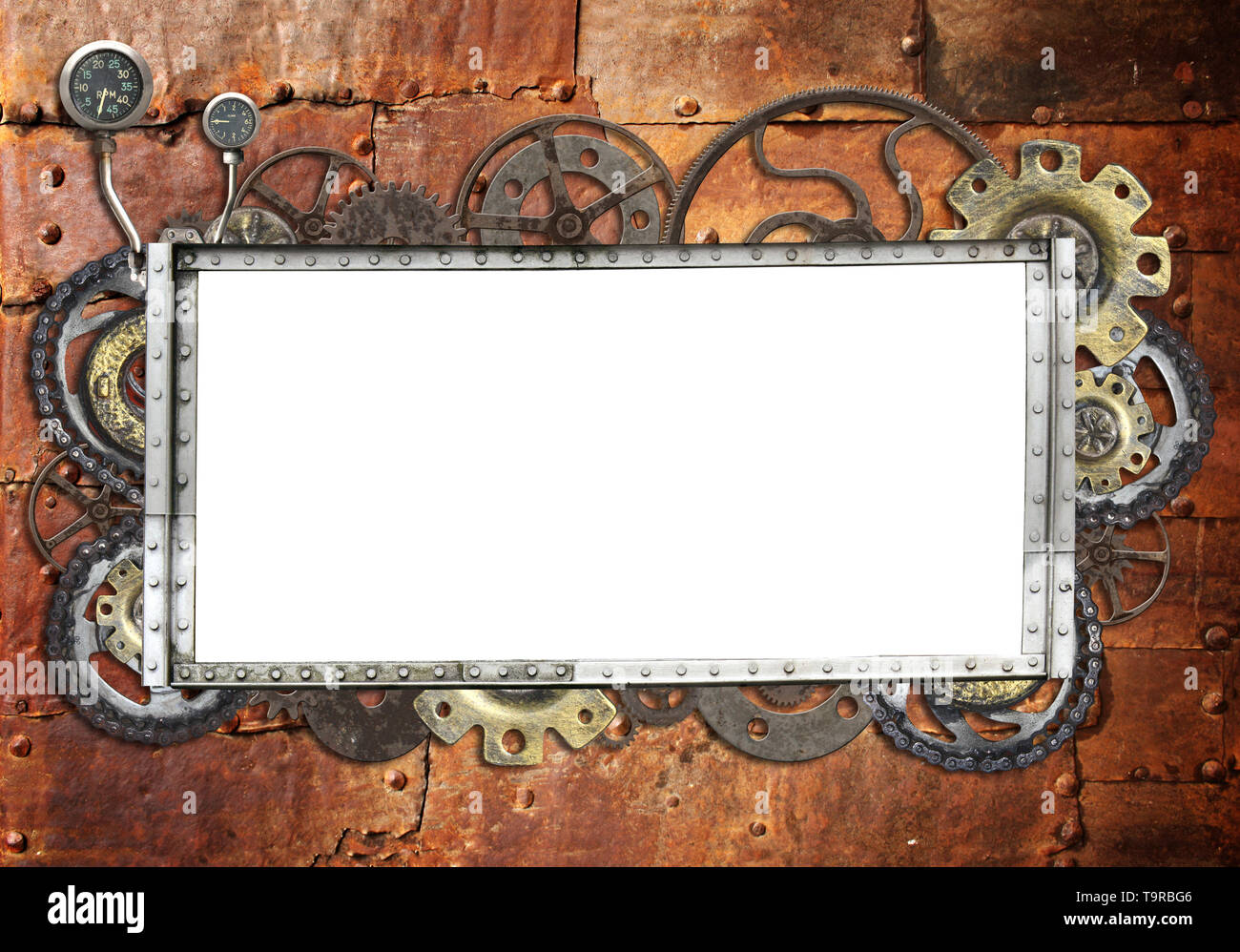 Steampunk Gear Frame