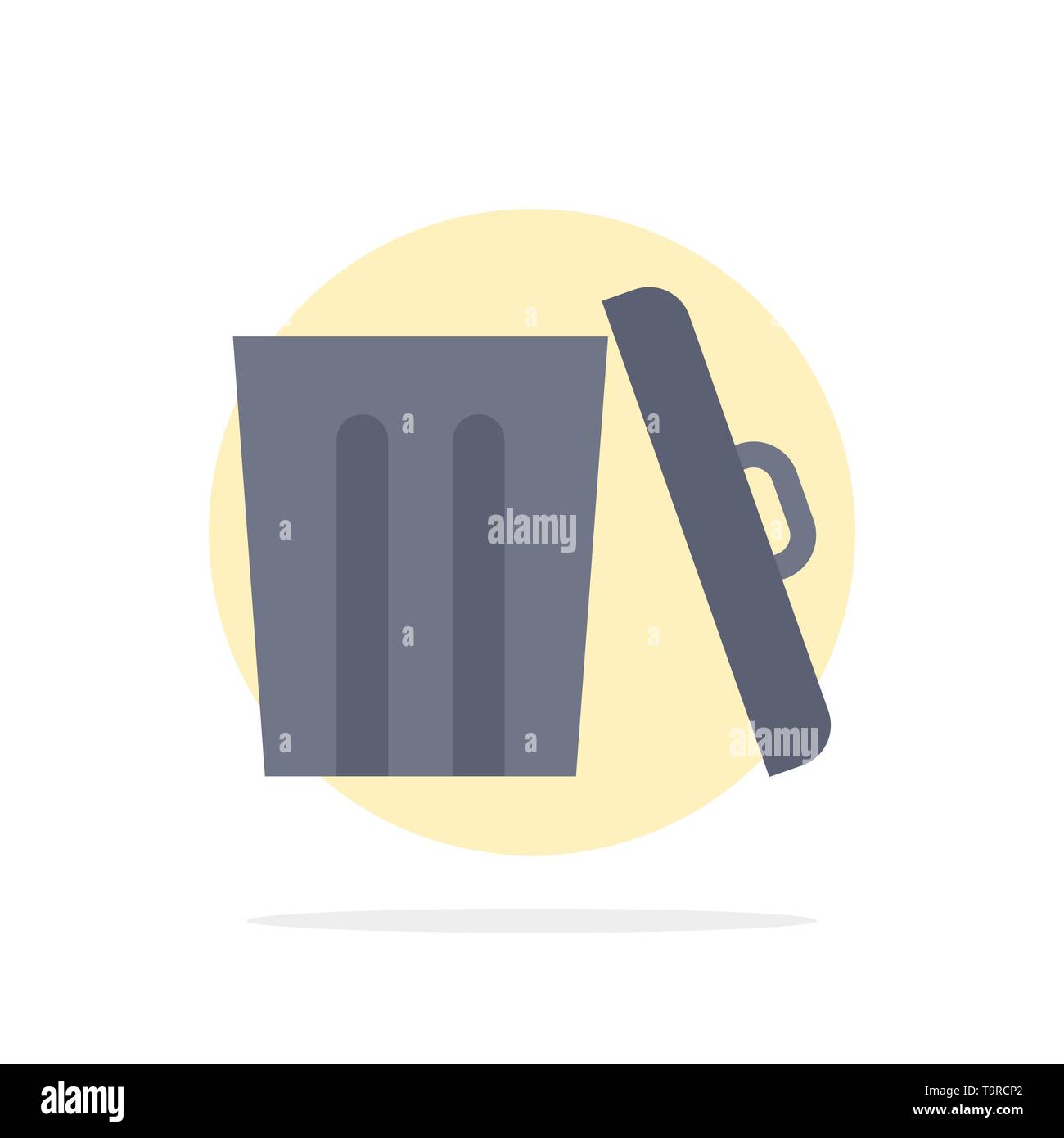 Circle trash rubbish garbage Stock Vector Images - Alamy