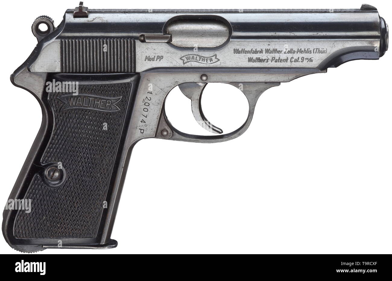 A Walther PP, ZM, Persian contract, police Cal. 9 mm short, no. 120074P ...