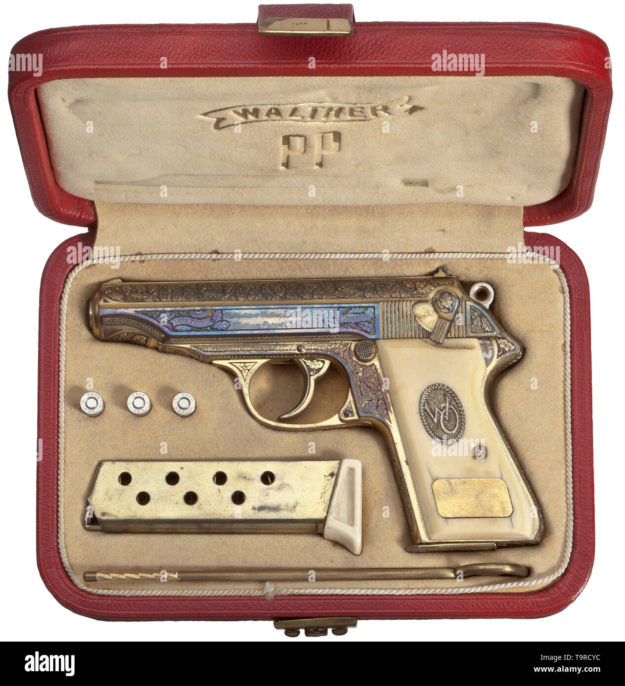 A Walther PP, ZM, honorary weapon of Oberst (Colonel) Walter Oesau ...