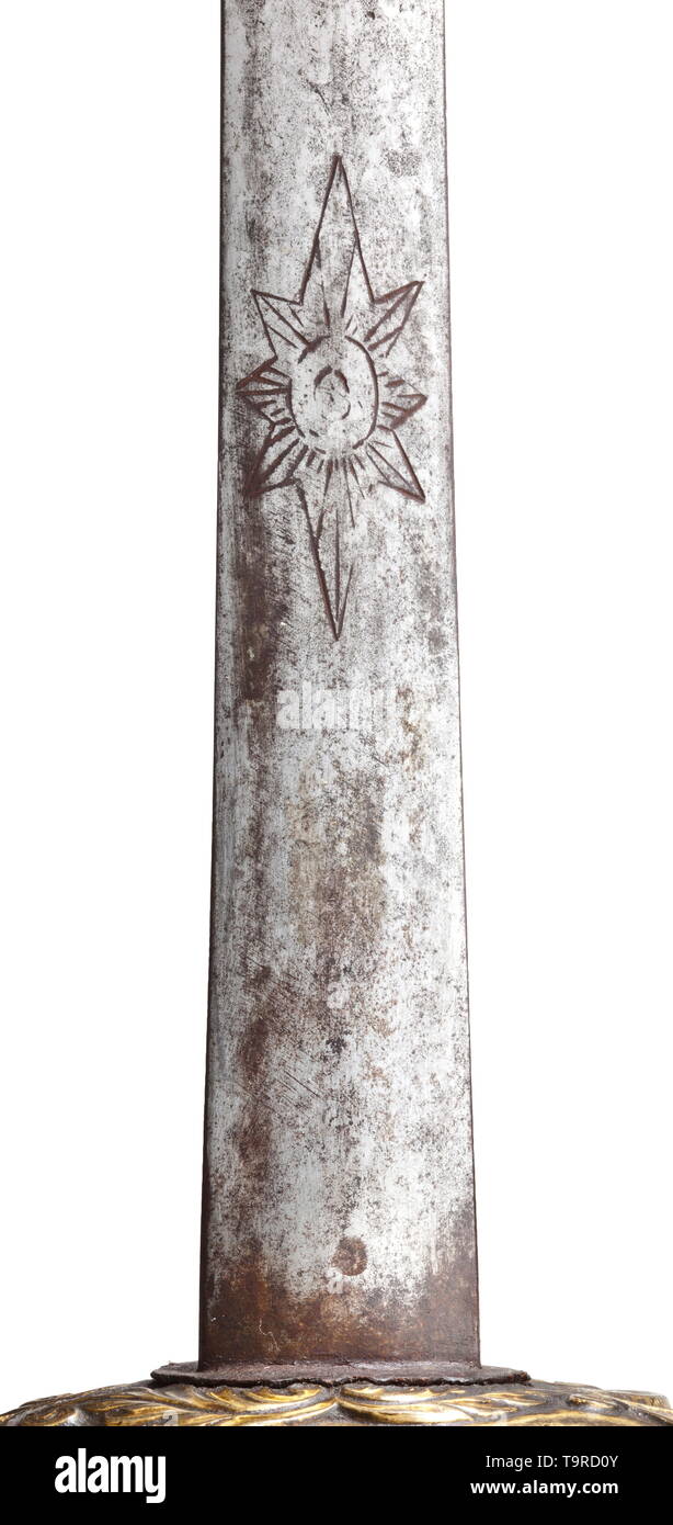 A small sword for infantry officers, circa 1770 Straight thrusting ...