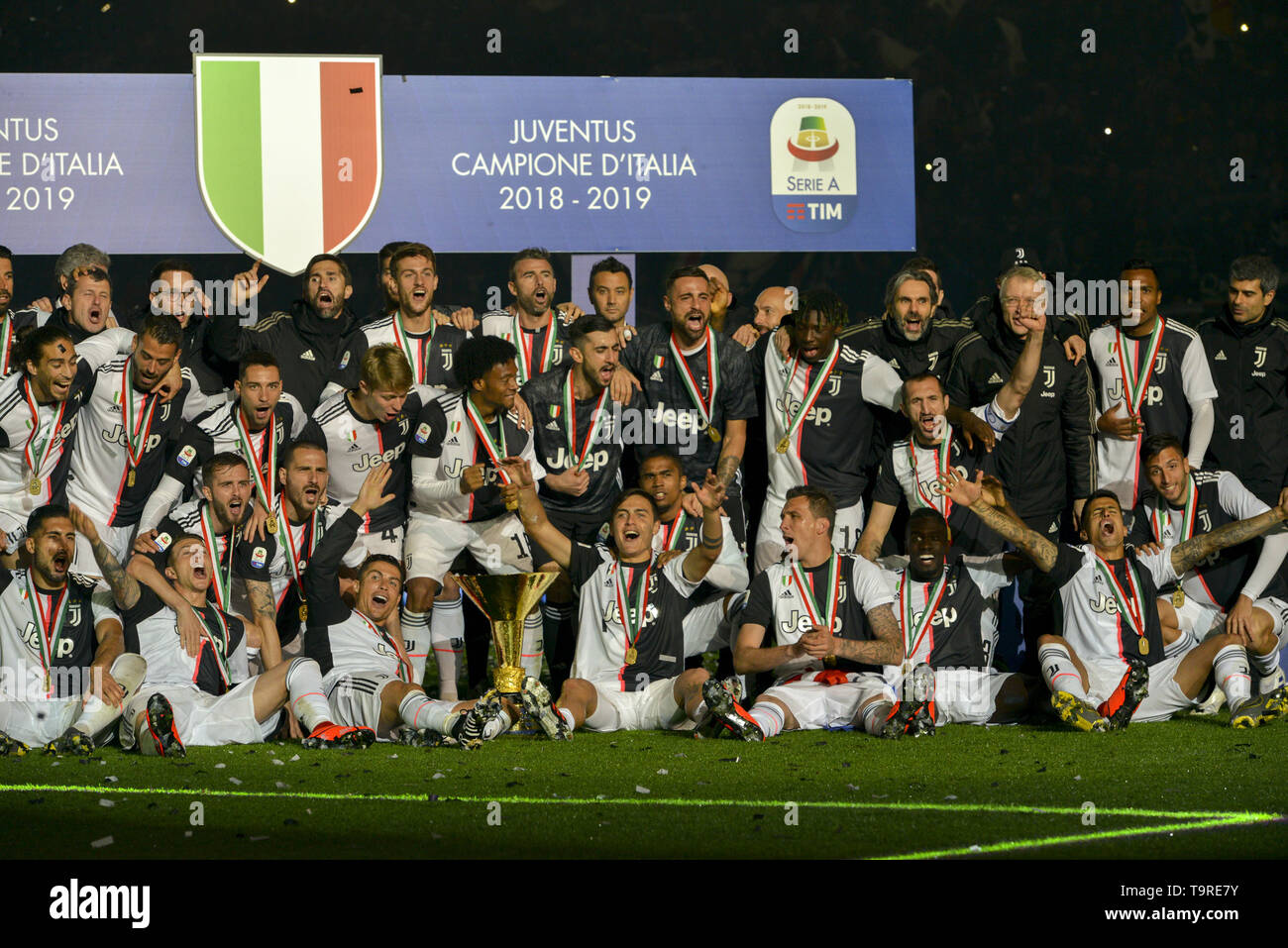 Juventus fc scudetto trophy hi-res stock photography and images - Alamy