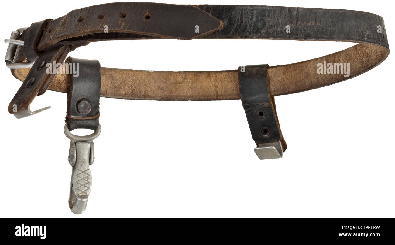 A helmet carrying device for cavalry or panzer troops Black adjustable ...