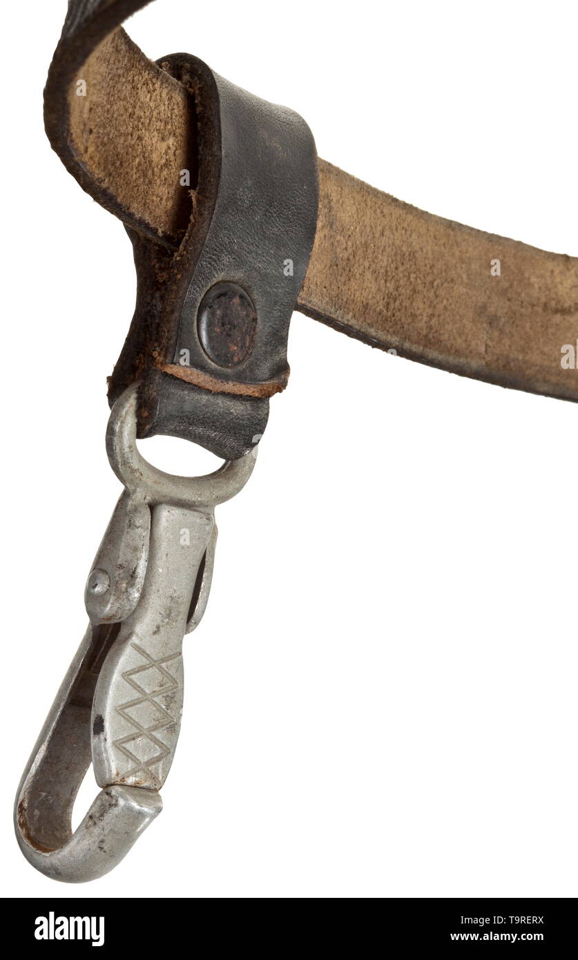 A helmet carrying device for cavalry or panzer troops Black adjustable ...