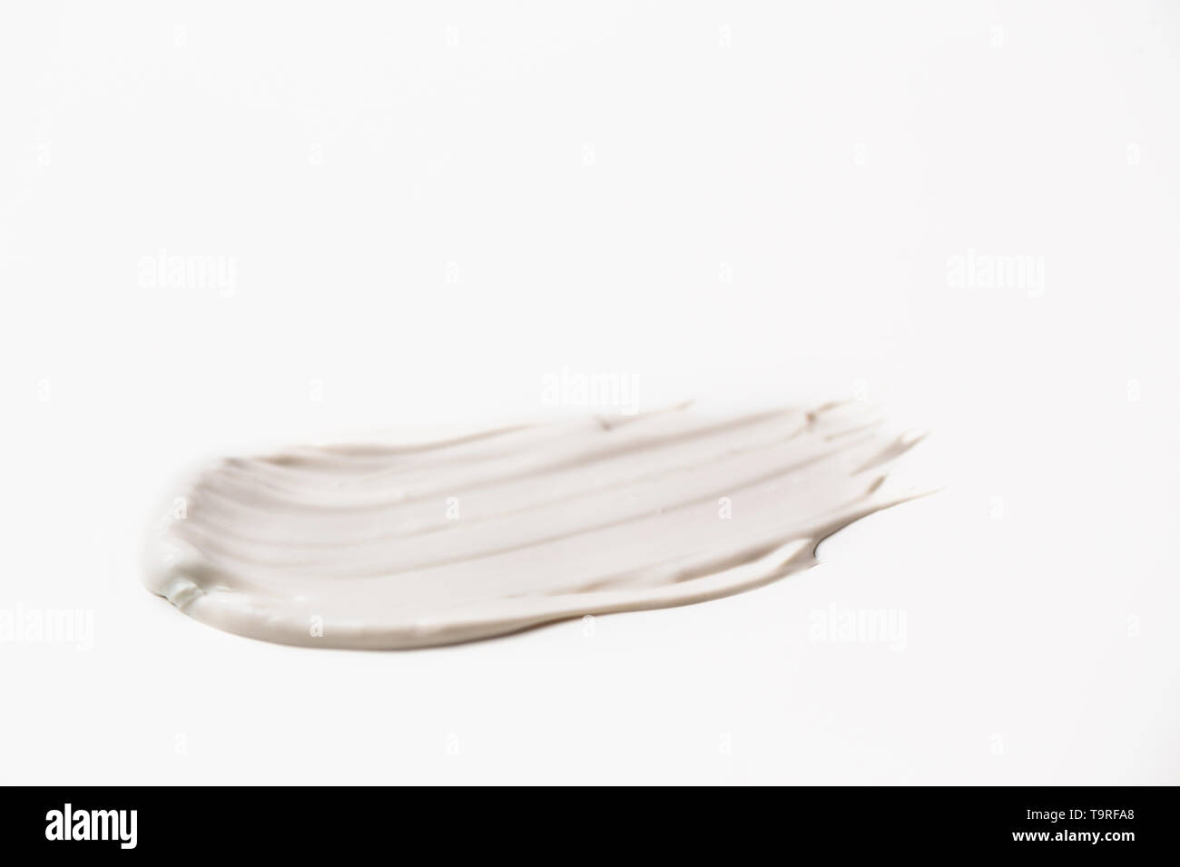 Closeup of cosmetic face cream, mask or skin care lotion sample ...