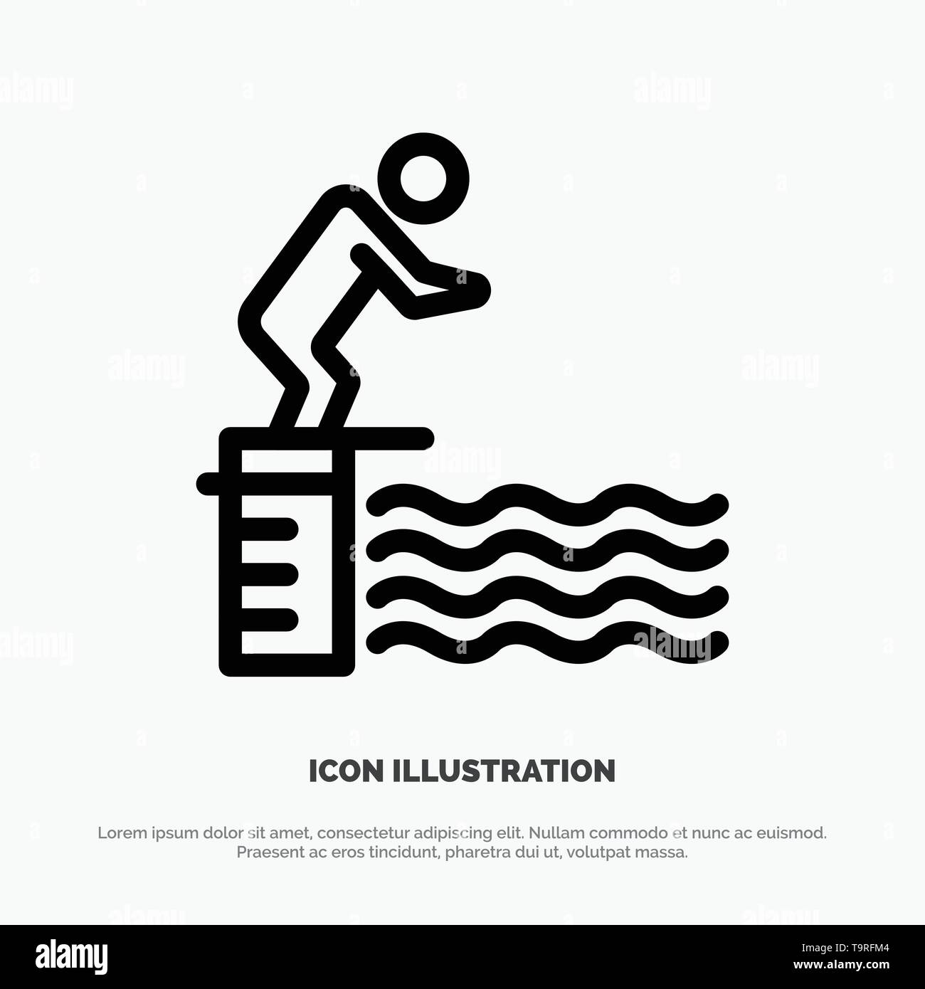 Platform diver training hi-res stock photography and images - Alamy