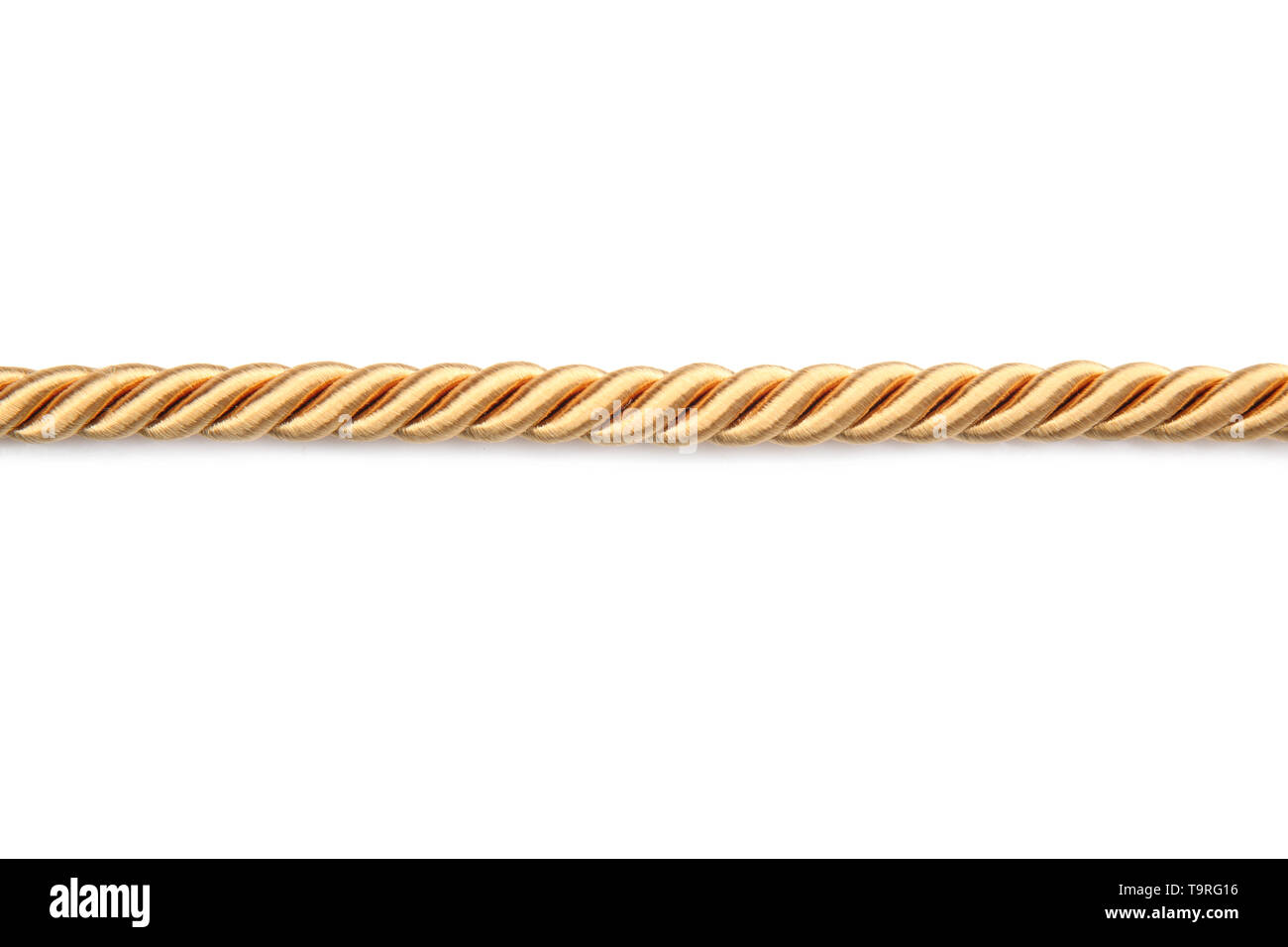 Rope on white background Stock Photo - Alamy