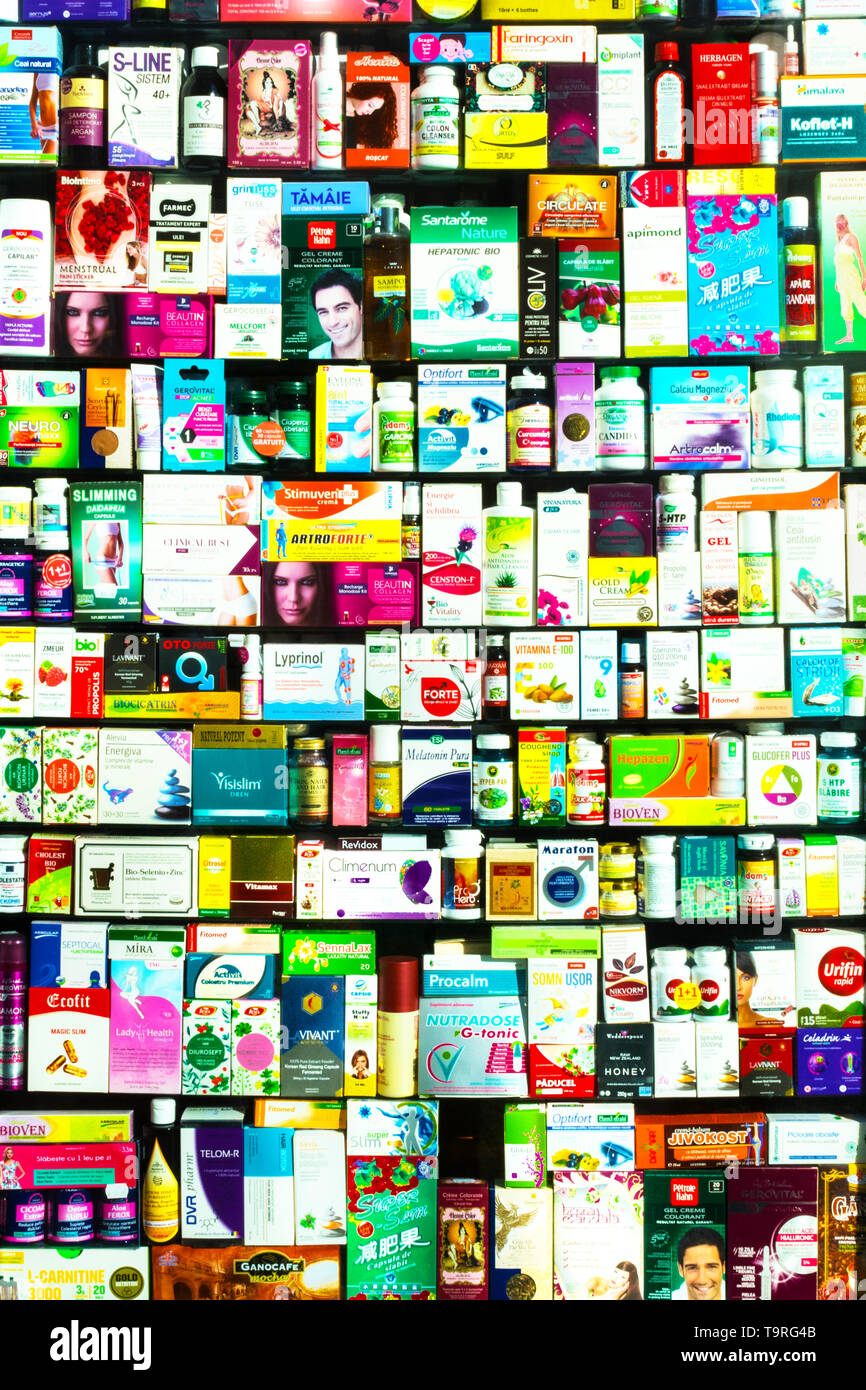 Pharmacy window display hi-res stock photography and images - Alamy