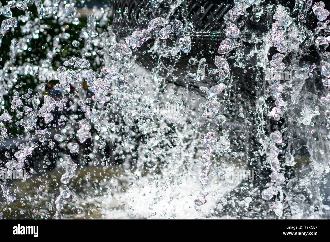 water splash as abstract background Stock Photo - Alamy