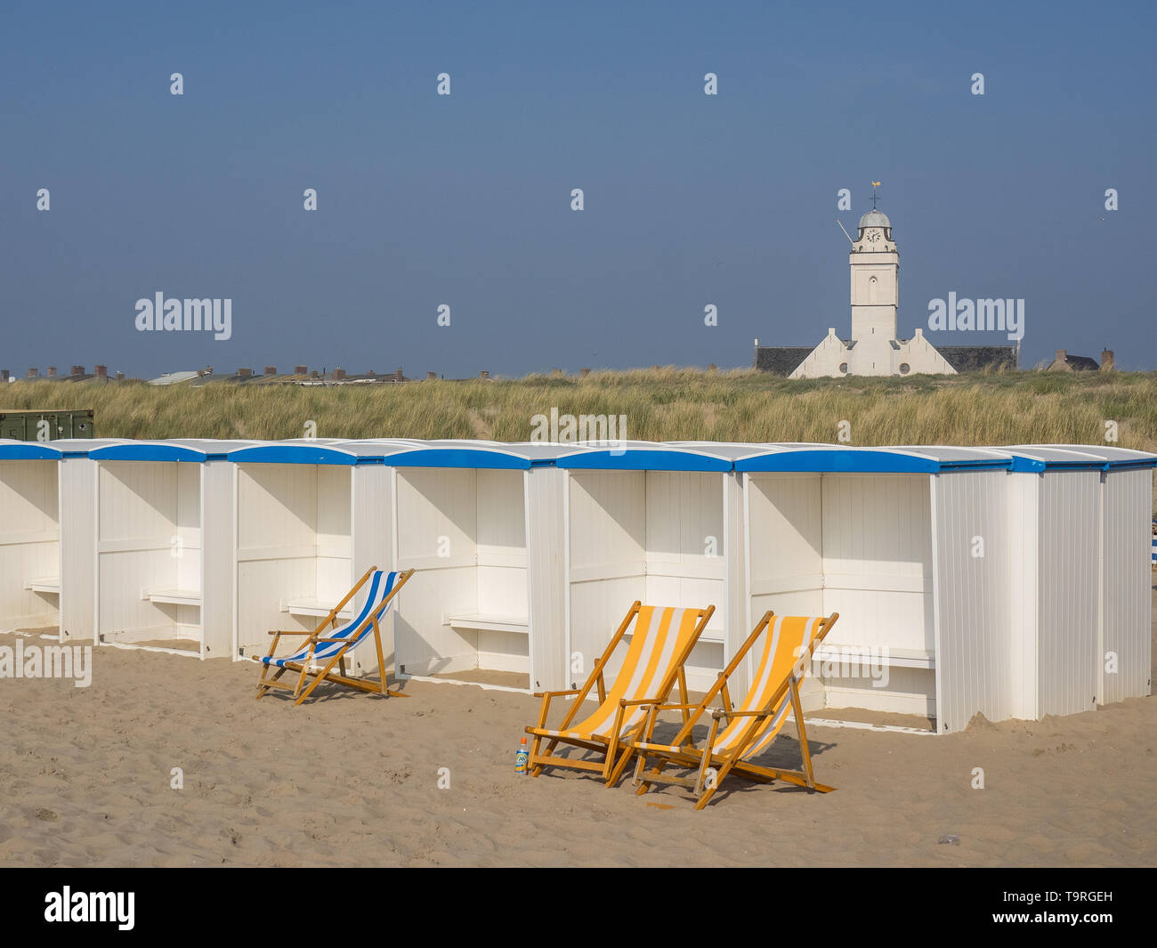the beach of katwijk an zee in holland Stock Photo - Alamy