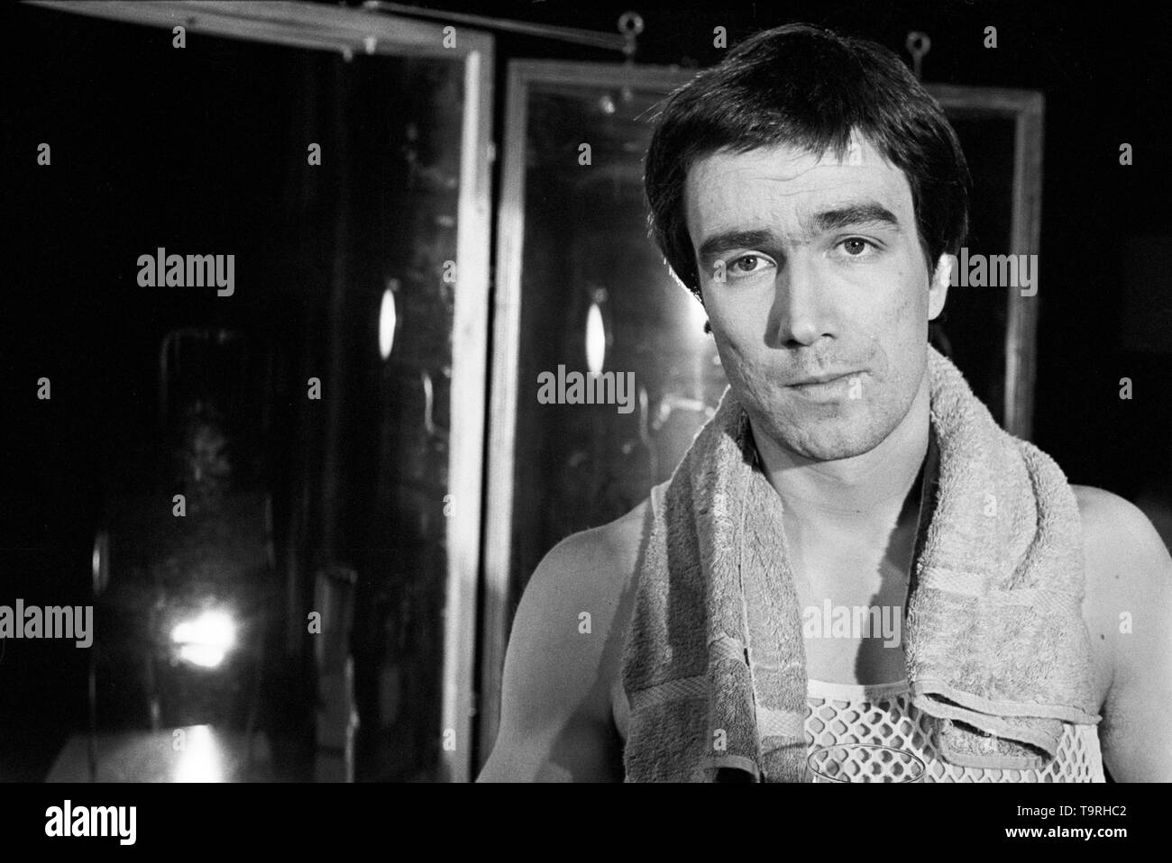 John Watts of Fischer-Z back stage in Amsterdam, Netherlands. (Photo by ...