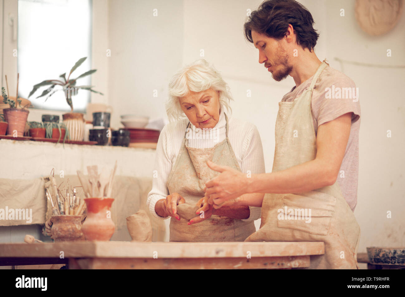 Man asking a woman a question hi-res stock photography and images - Alamy