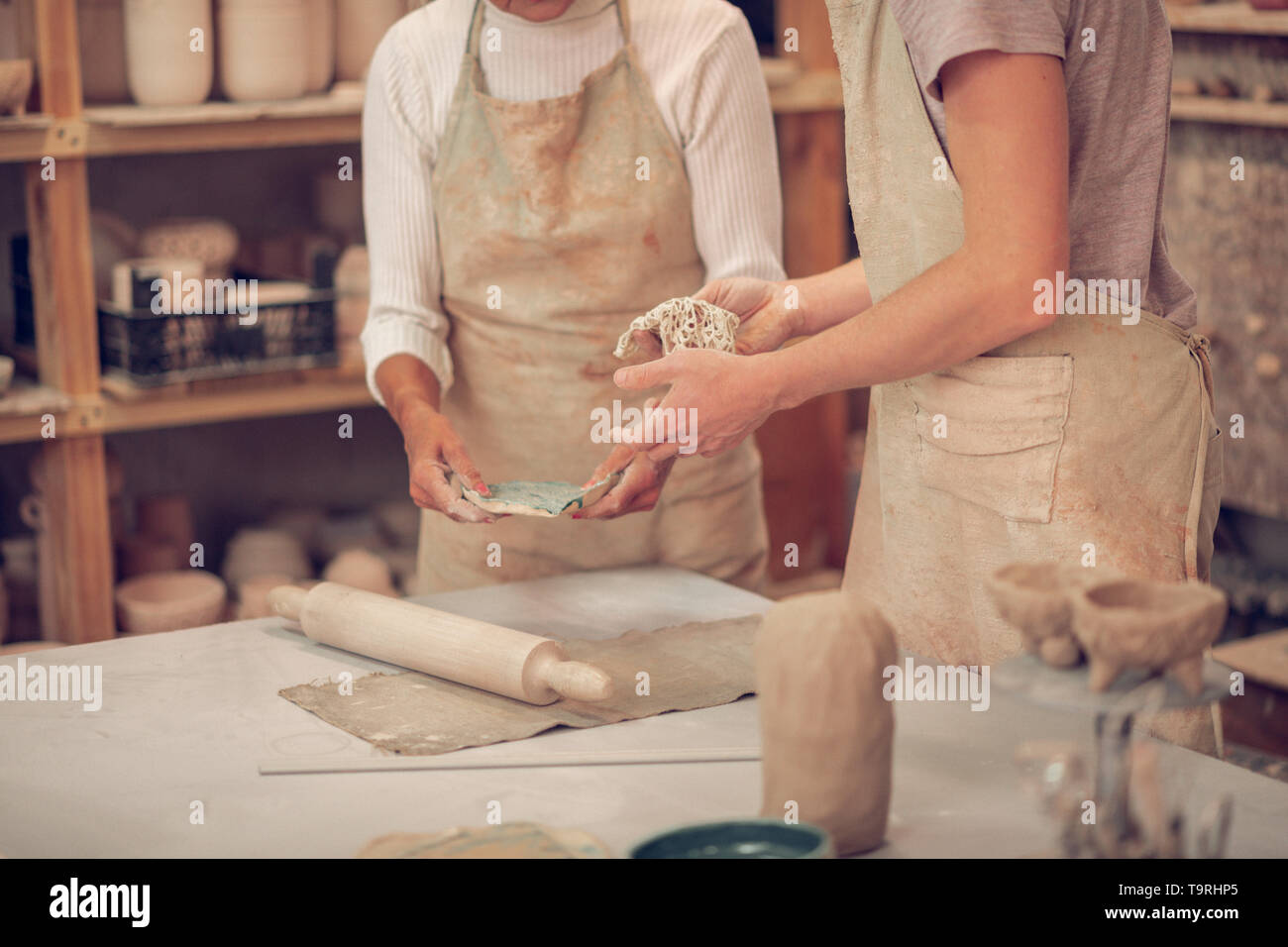 Two people team process hi-res stock photography and images - Alamy