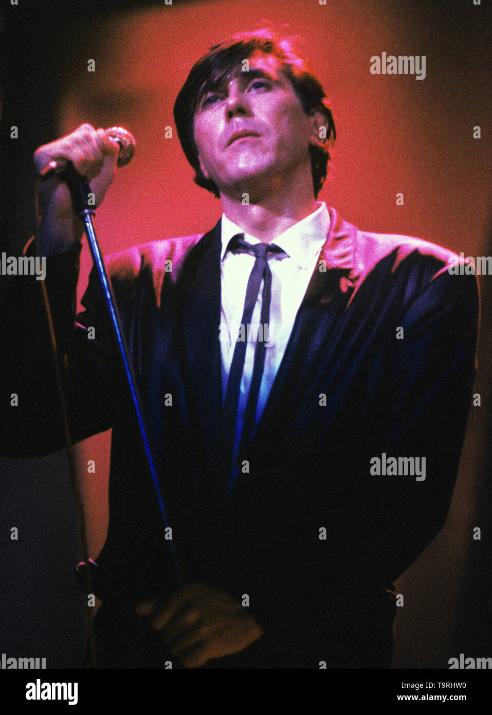 Bryan Ferry, Roxy Music, Amsterdam, Netherlands - 1975, (Photo Gijsbert ...