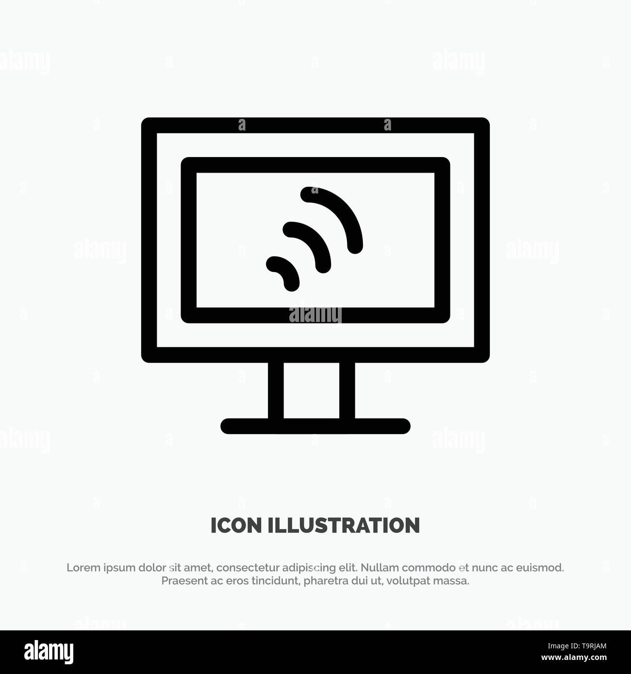 Wifi service Stock Vector Images - Alamy