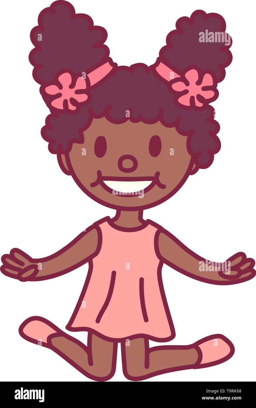 vector cute cartoon kid, child clip art Stock Vector Image & Art - Alamy