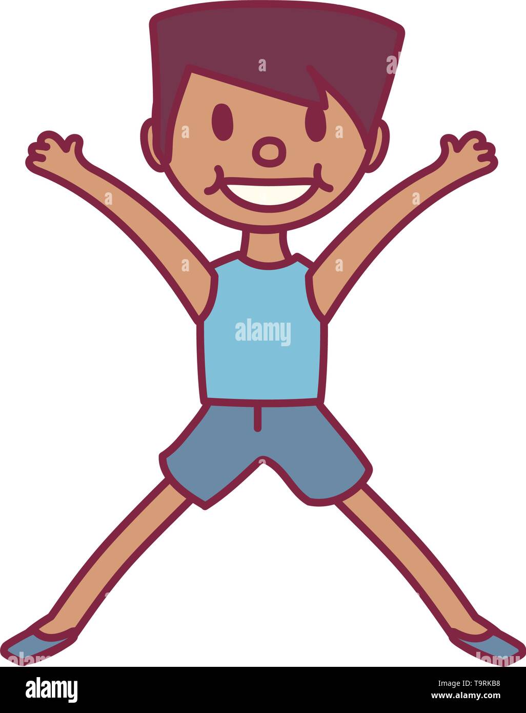 Jumping Jacks Cartoon