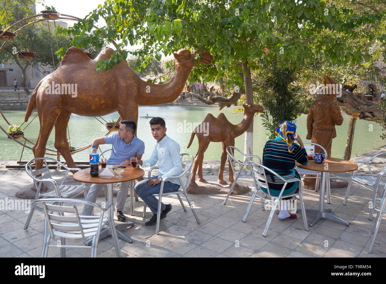 Uzbekistan Bukhara Cafe High Resolution Stock Photography and Images ...