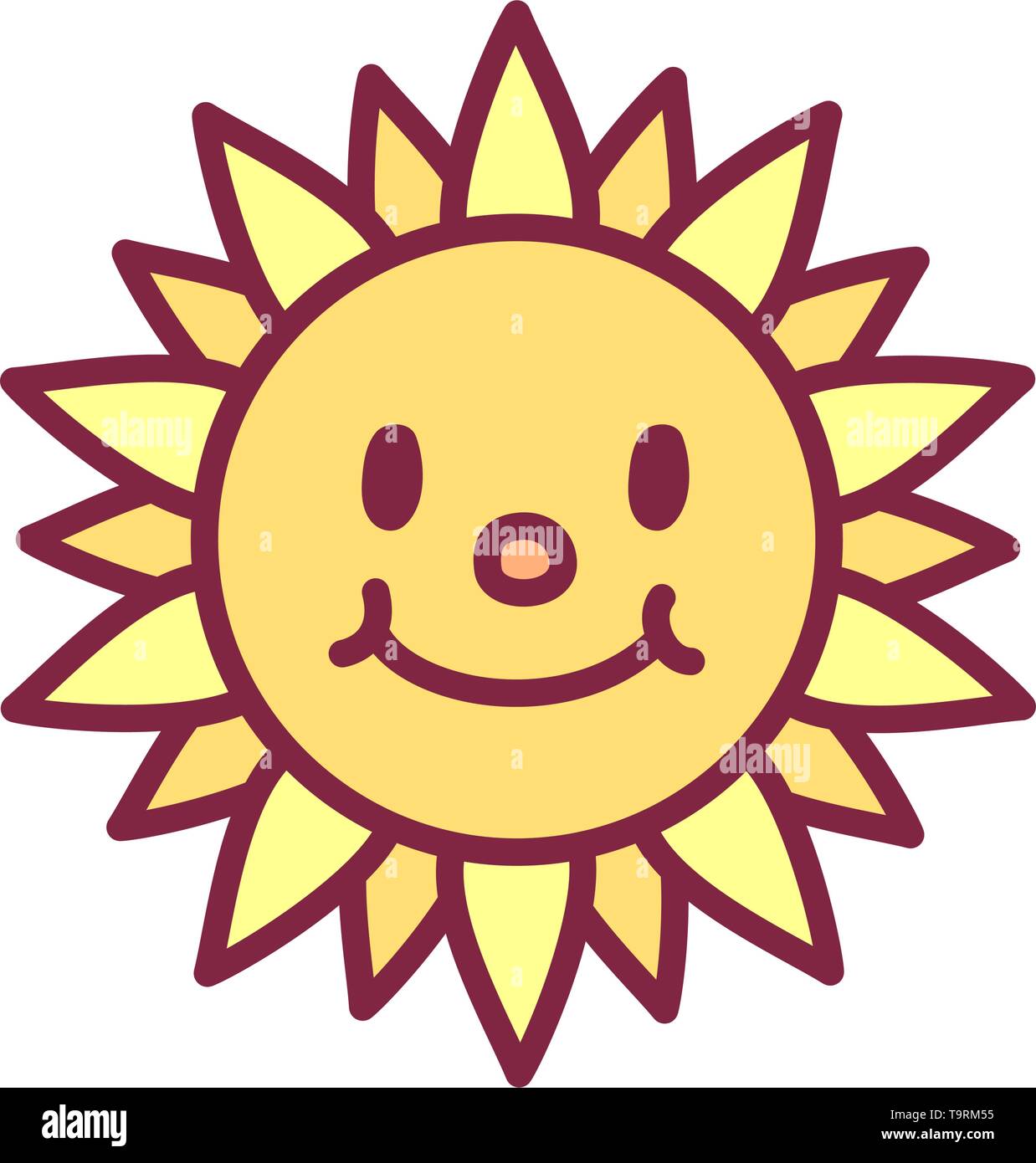 Happy Sun Clip Art