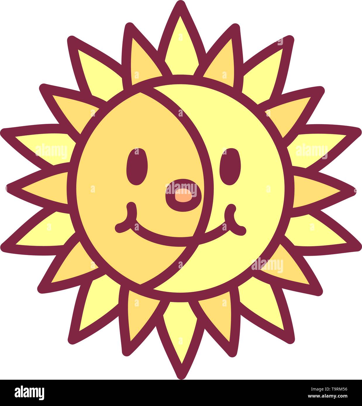 Smiling Sun Clip Art
