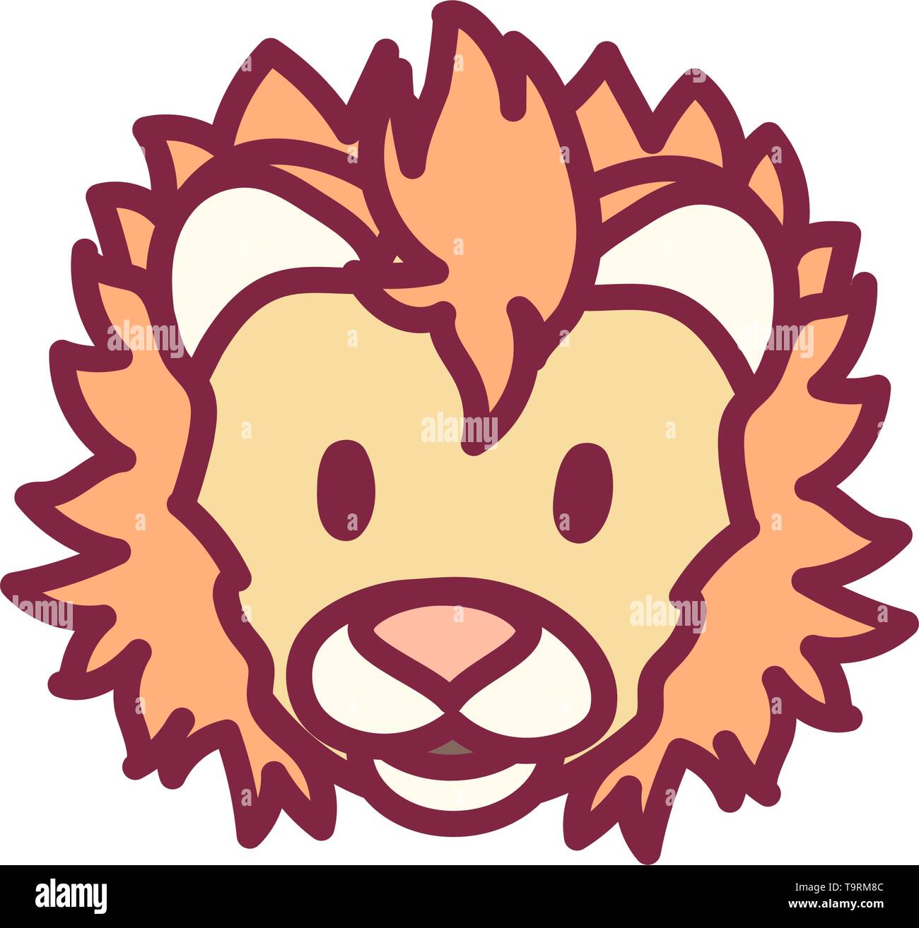 Zodiac sign cartoon leo Stock Vector Images - Alamy