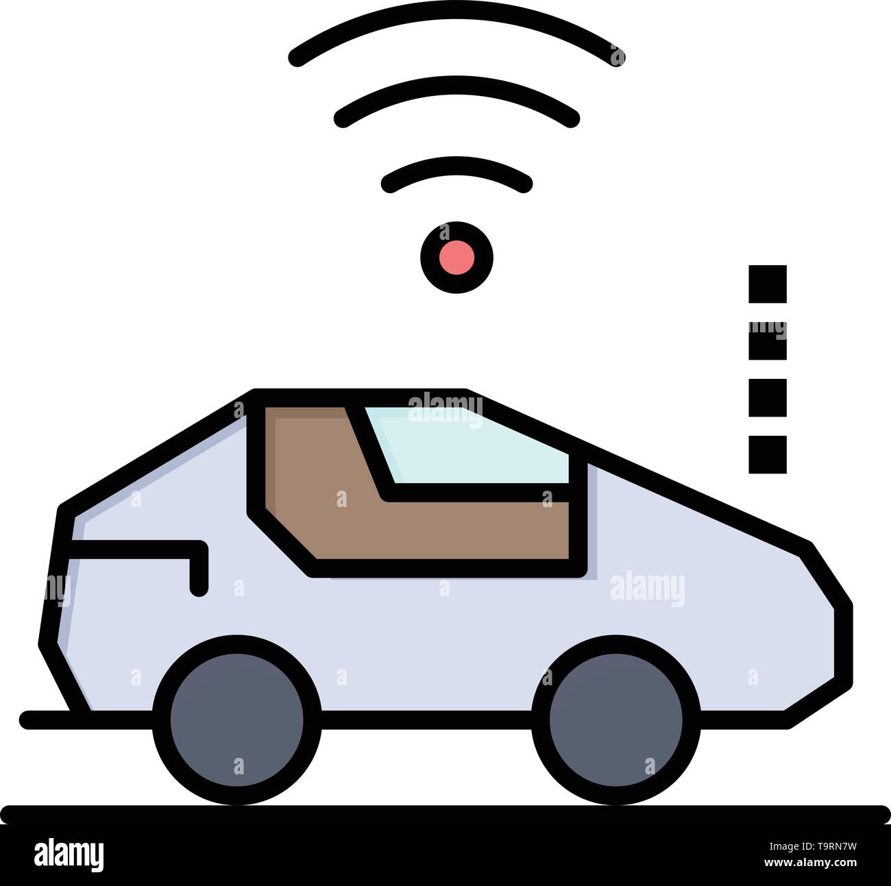 News broadcast vehicle Stock Vector Images - Alamy