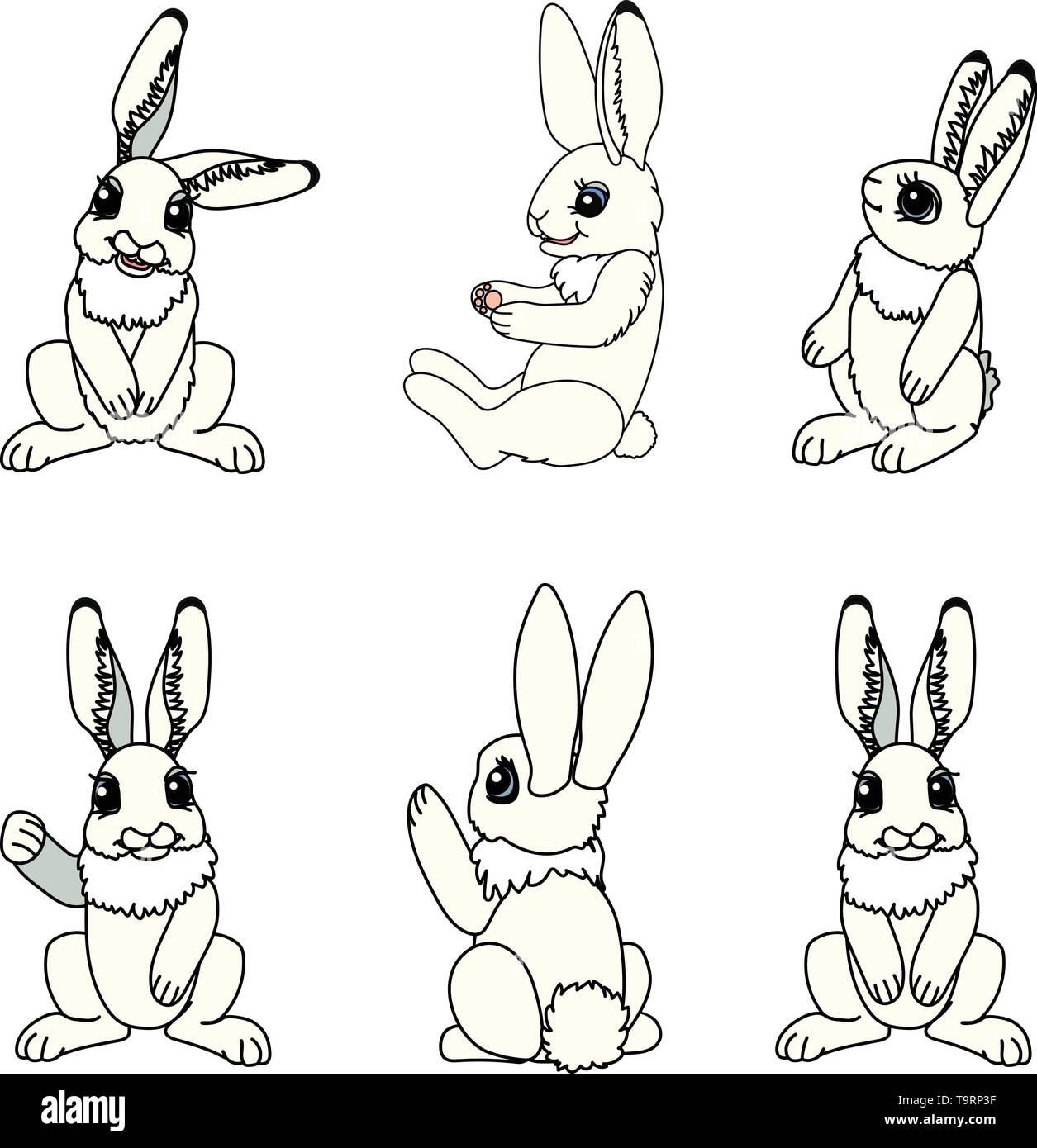 Hare image Stock Vector Images - Alamy