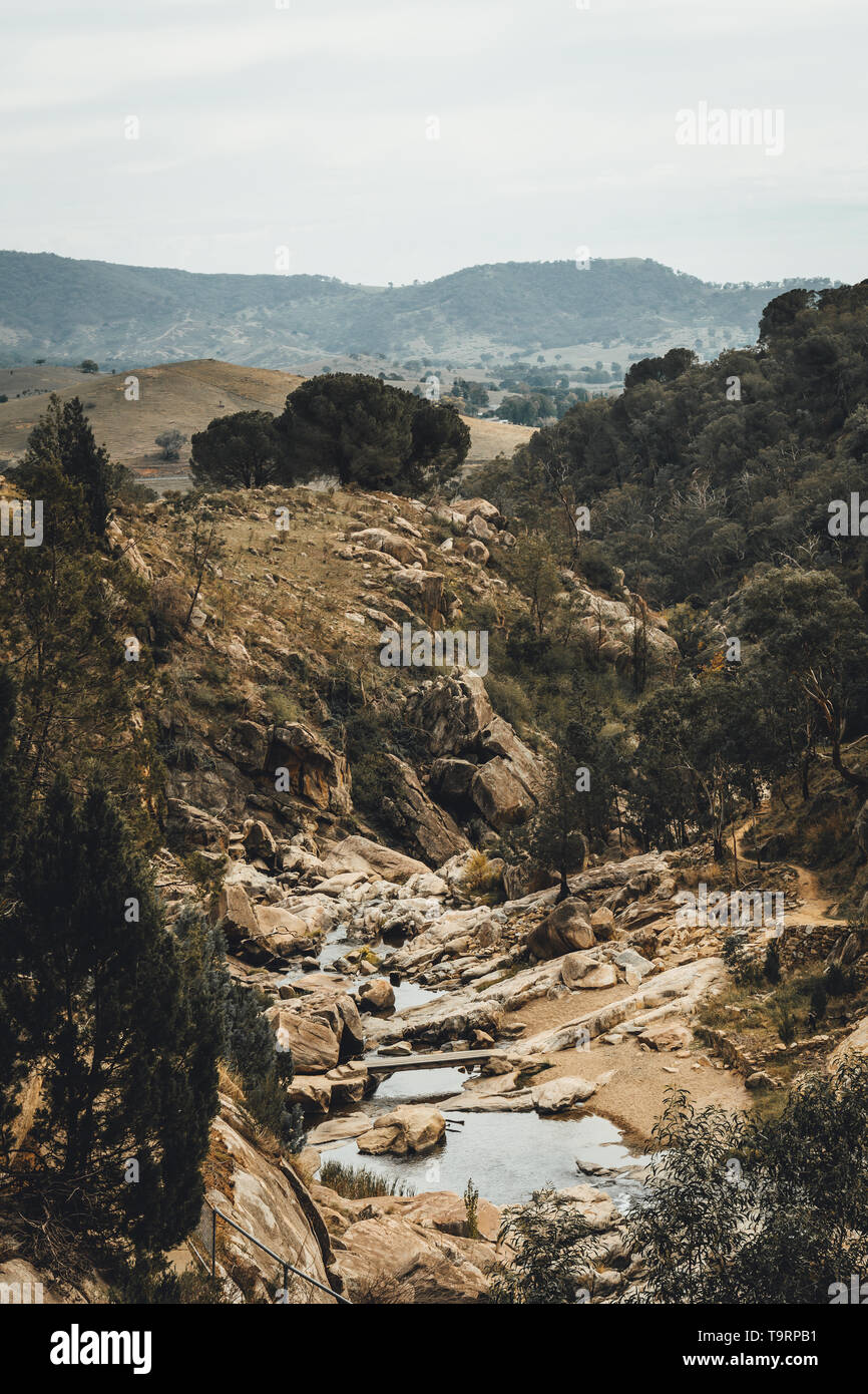 Adelong creek falls gold ruins hi-res stock photography and images - Alamy