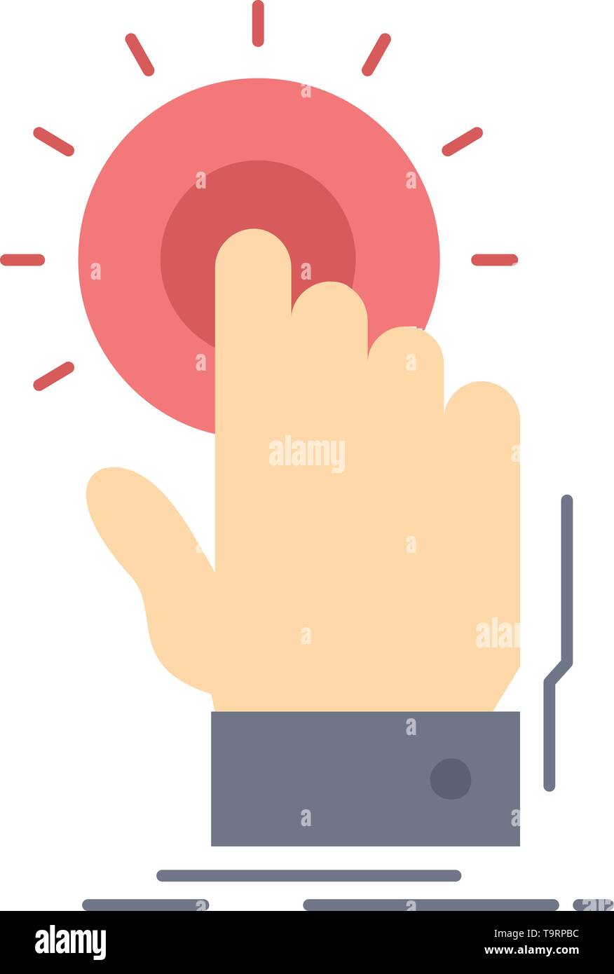 Finger touch keyboard Stock Vector Images - Alamy