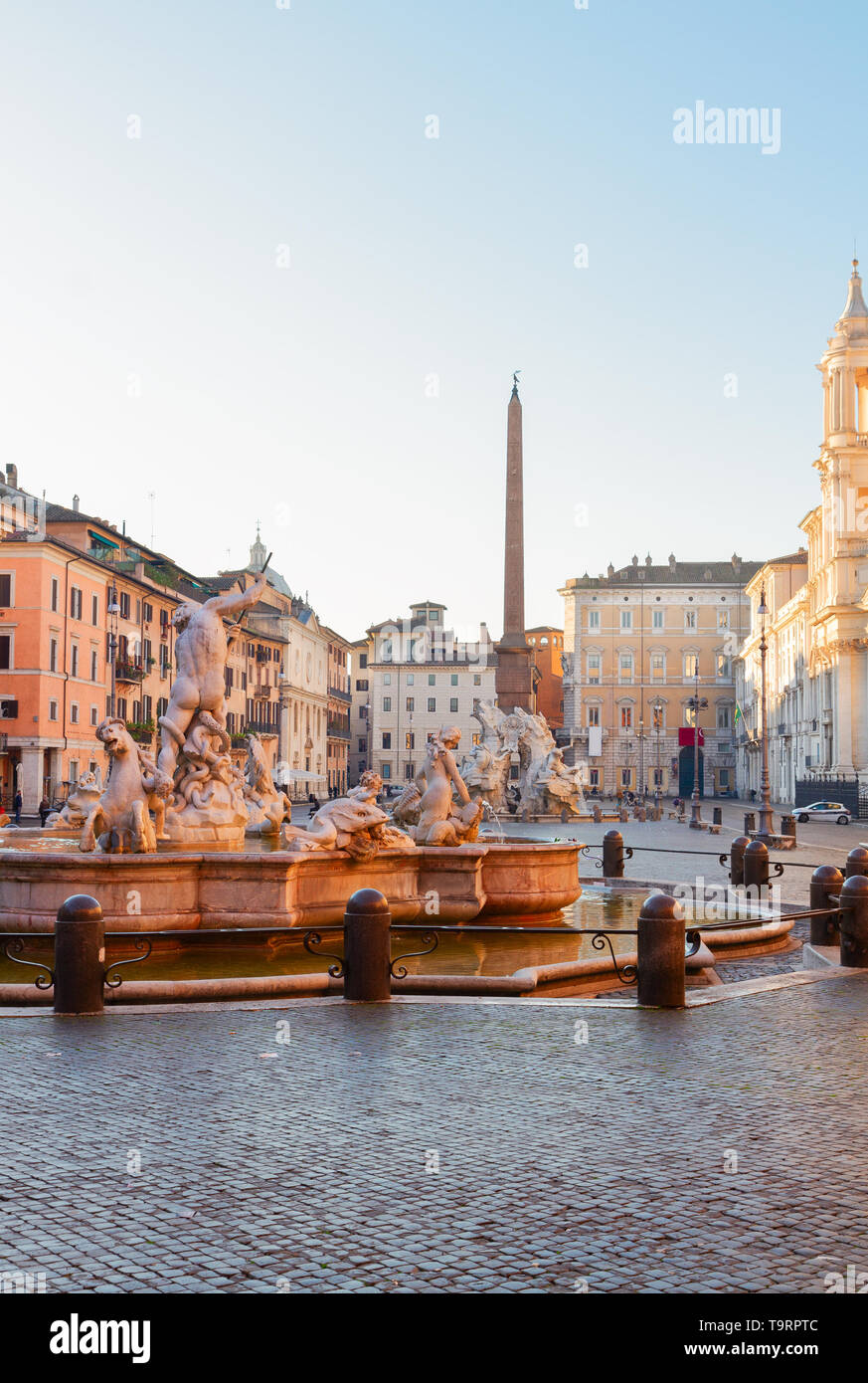 details of famous Piazza Navona landmark in Rome, Italy Stock Photo - Alamy