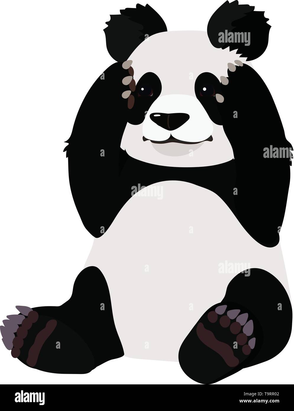 Cartoon illustration funny giant panda hi-res stock photography and ...