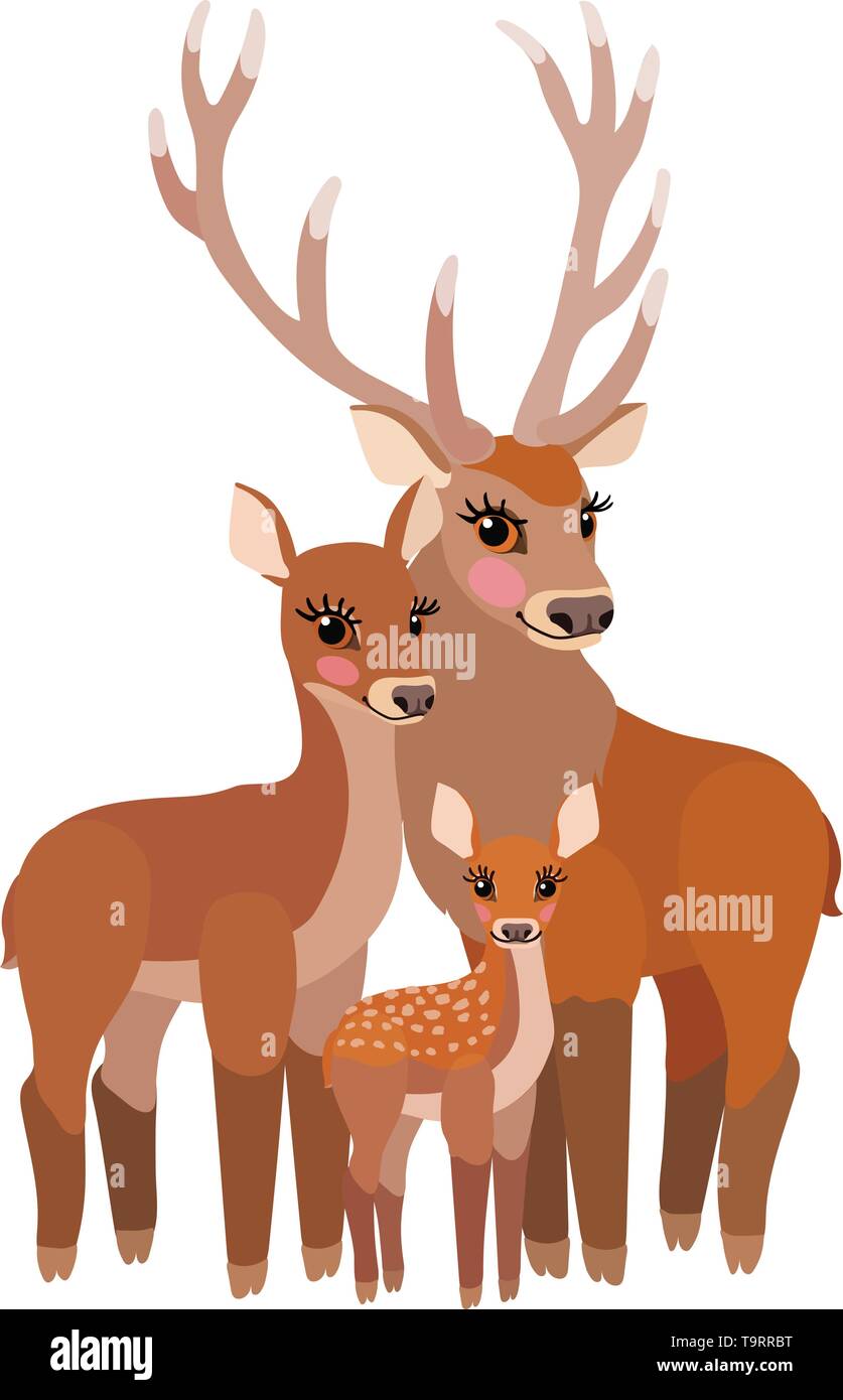 Elaphus red deer Stock Vector Images - Alamy