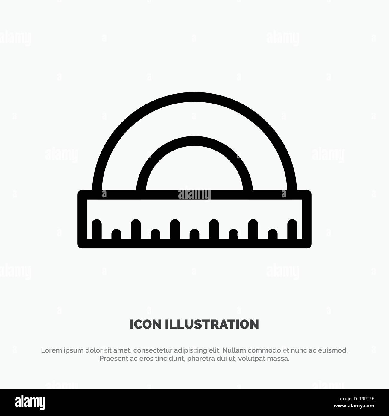 Measure ruler Stock Vector Images - Alamy