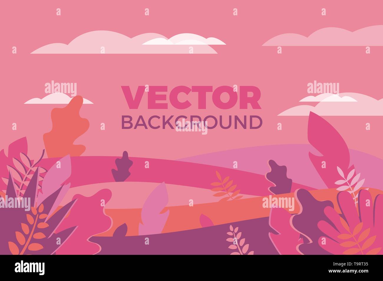 Herbal plants background Stock Vector Images - Alamy