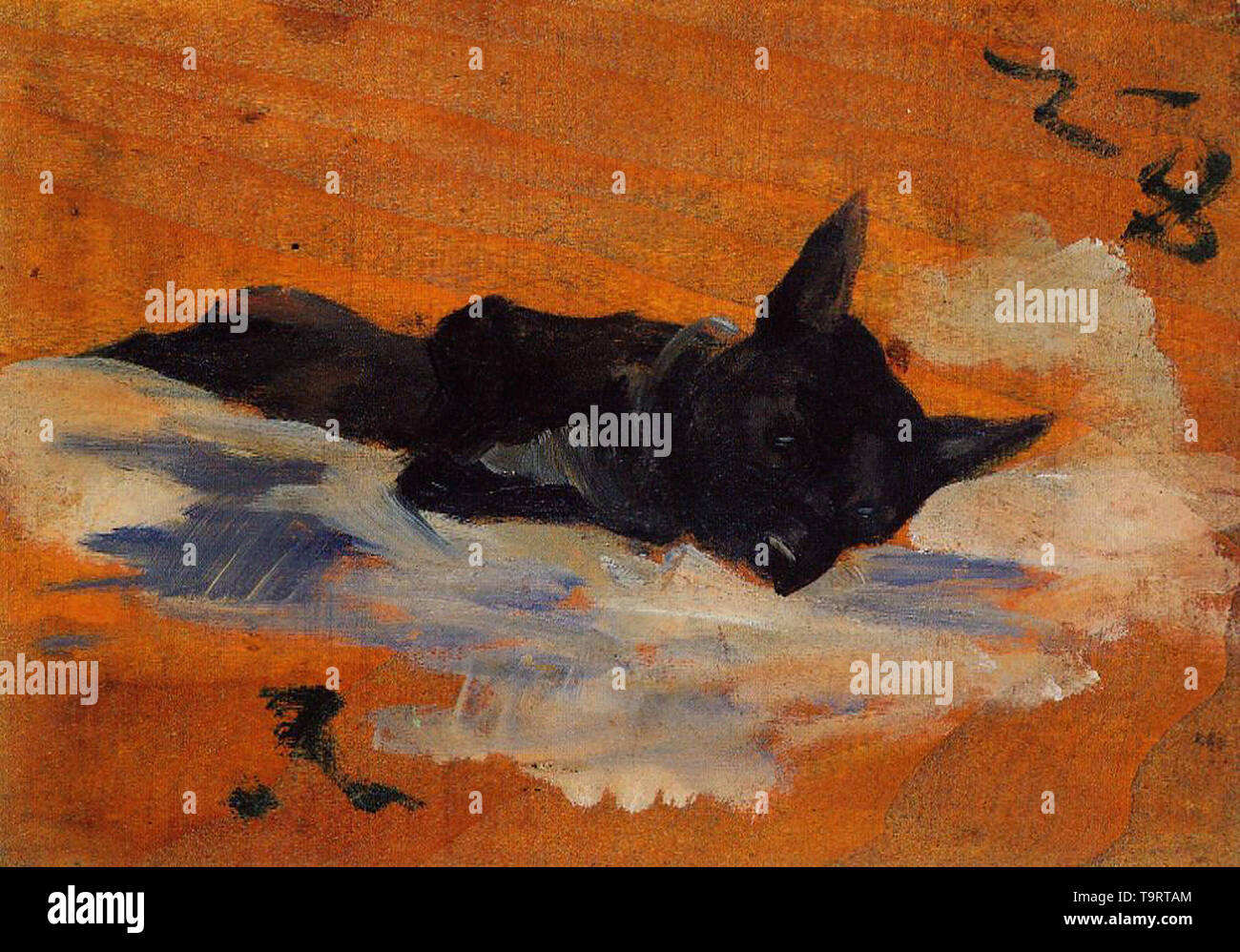 Henri de Toulouse-Lautrec - little dog 1888 Stock Photo - Alamy