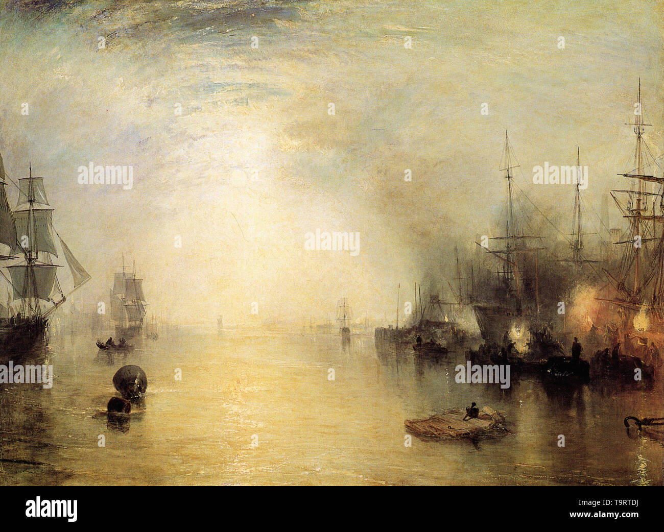 Joseph Mallord William Turner - keelmen heaving in coals by night 1835 ...