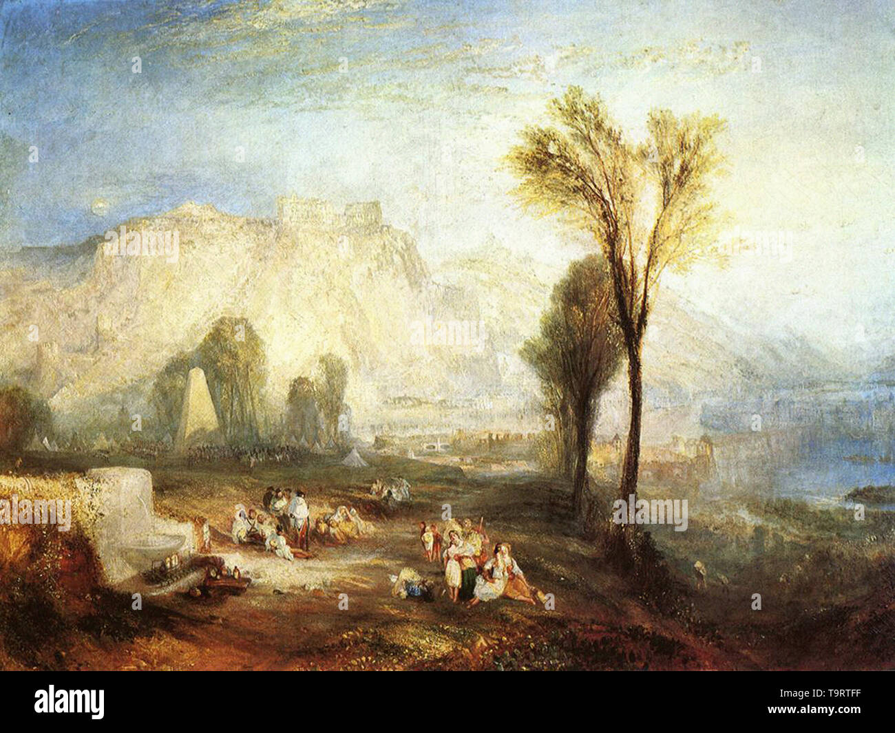 Joseph Mallord William Turner - bright stone honor tomb marceau byron ...