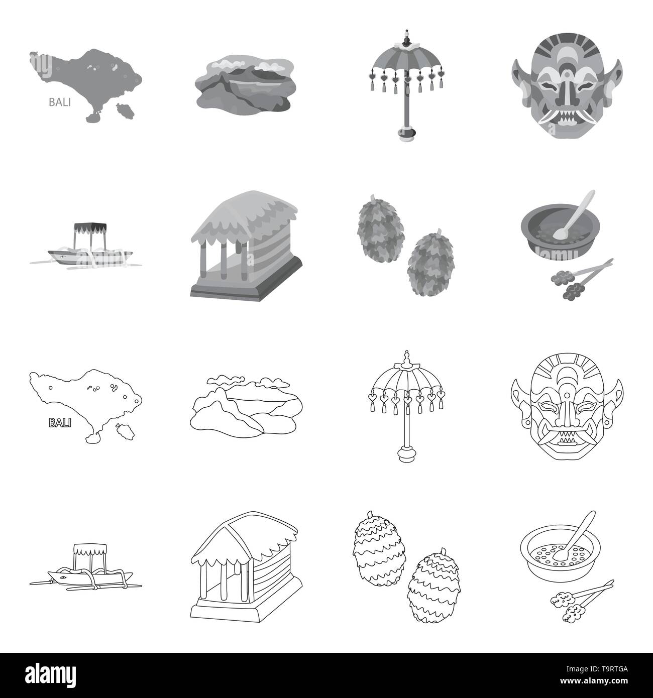 Heat island map Stock Vector Images - Alamy