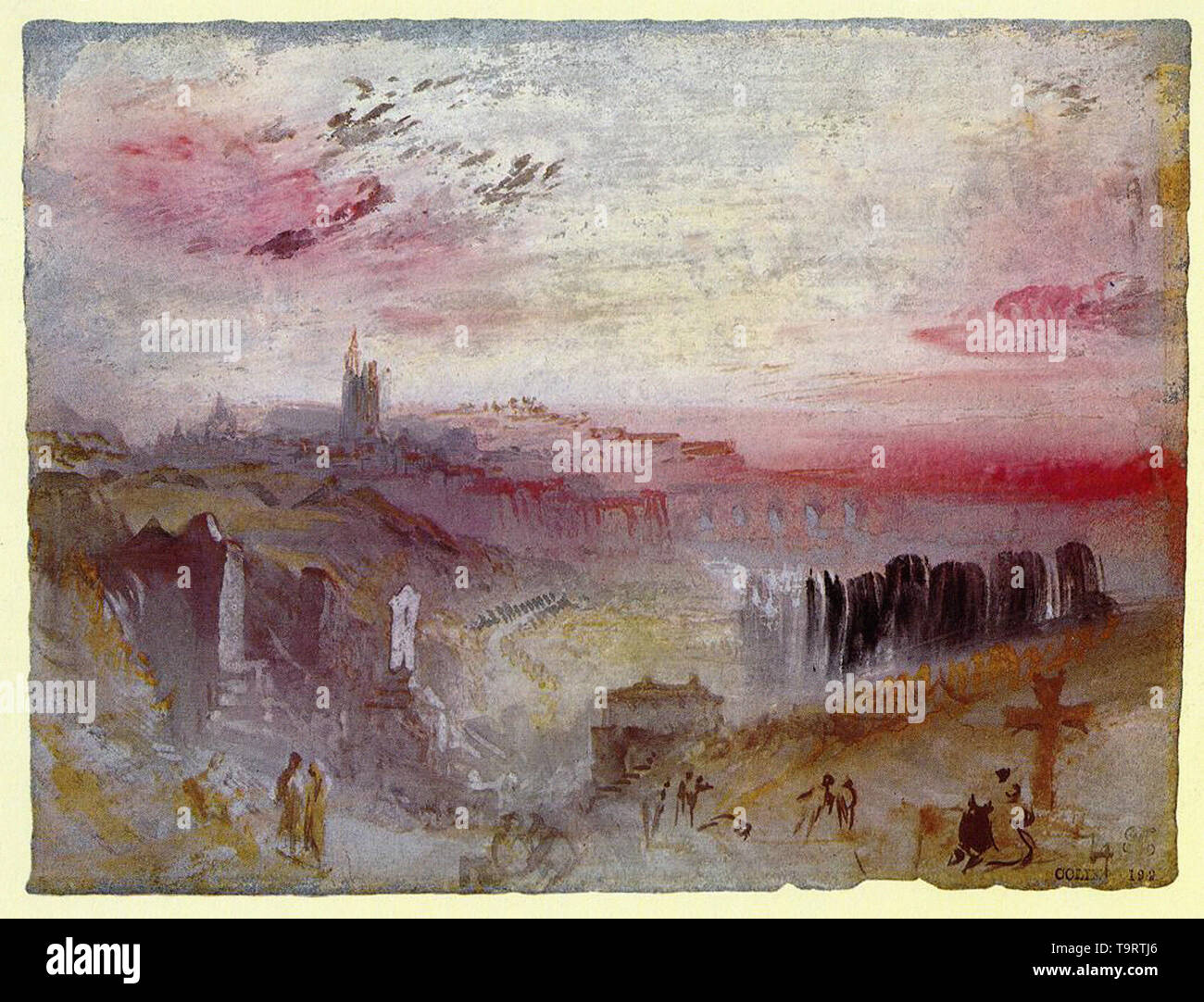 Joseph turner painting sunset hi-res stock photography and images - Alamy