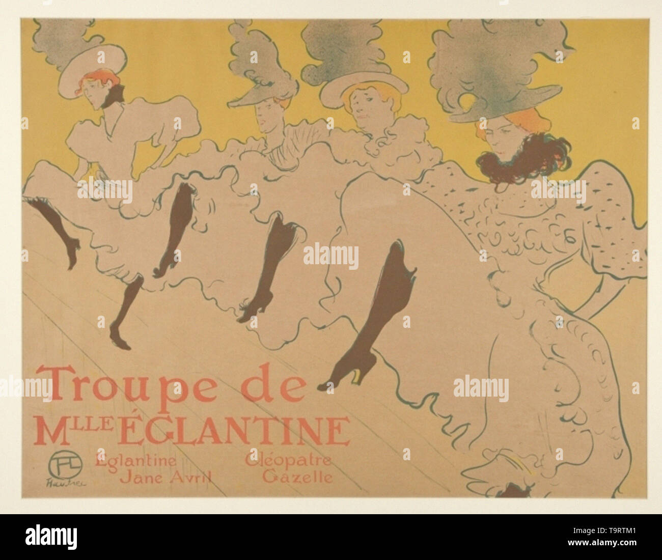 Henri de Toulouse-Lautrec - miss eglantine troupe Stock Photo - Alamy