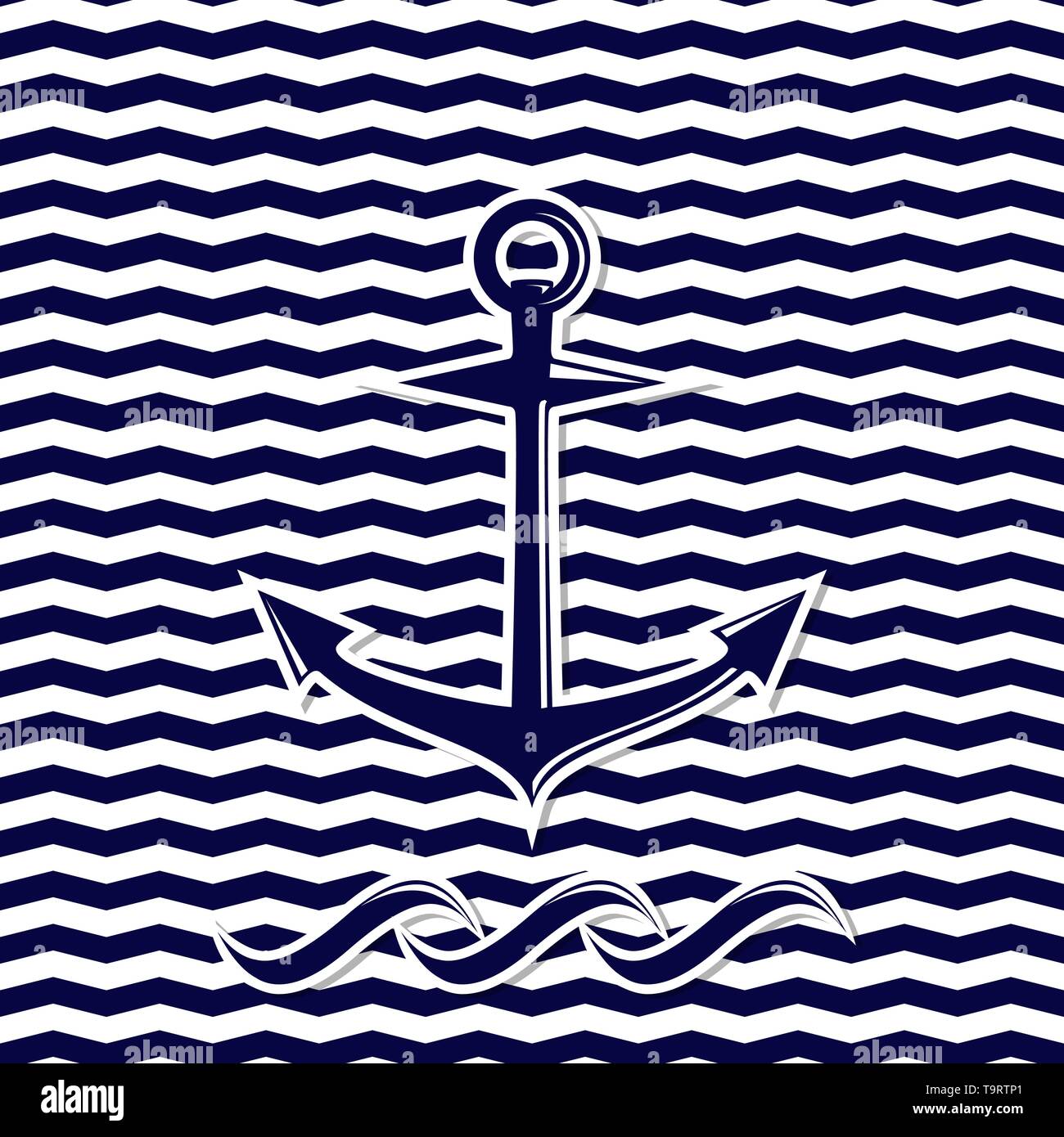 Chevron Anchor Background