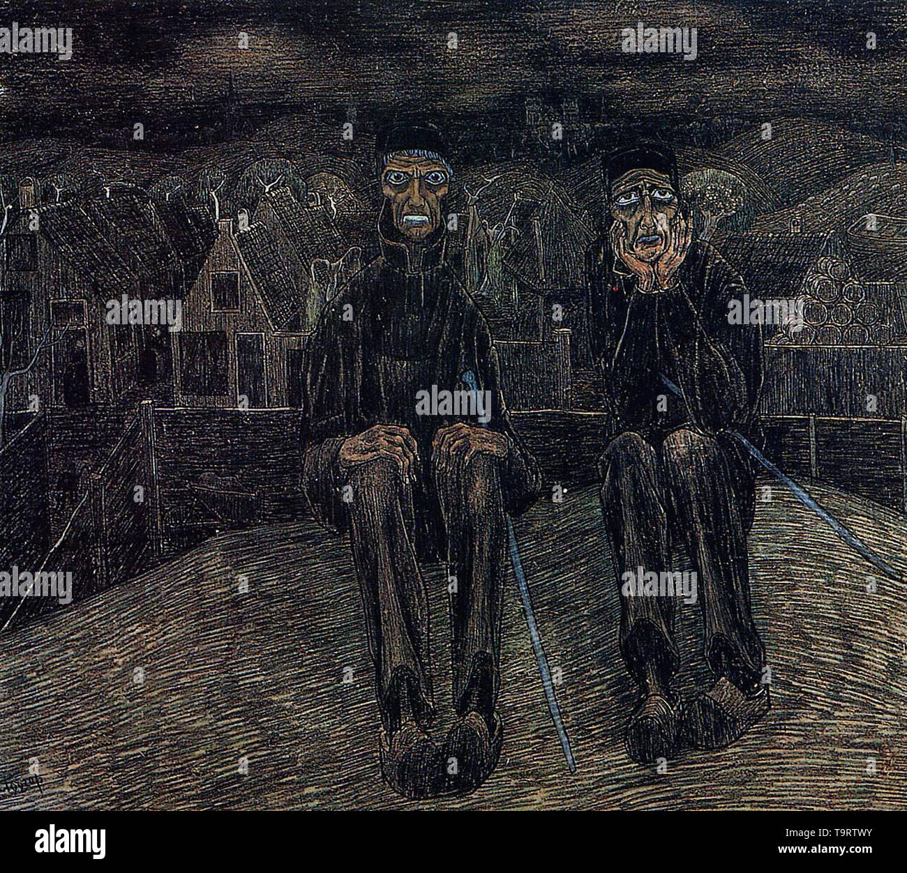 Jan Toorop - fatalism Stock Photo - Alamy