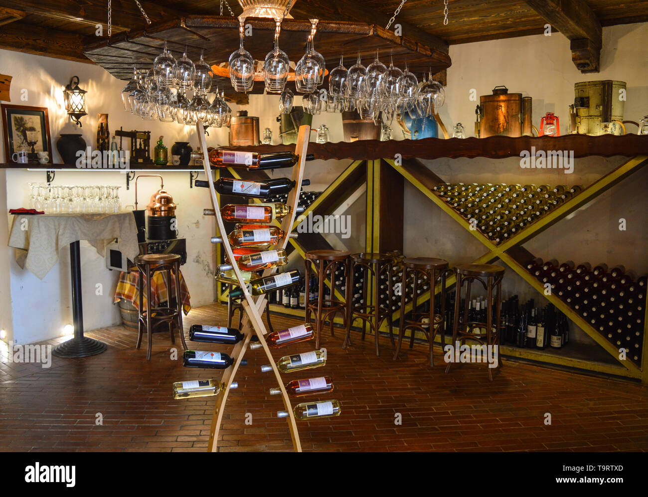 Beverage industry bottles glasses hi-res stock photography and images ...