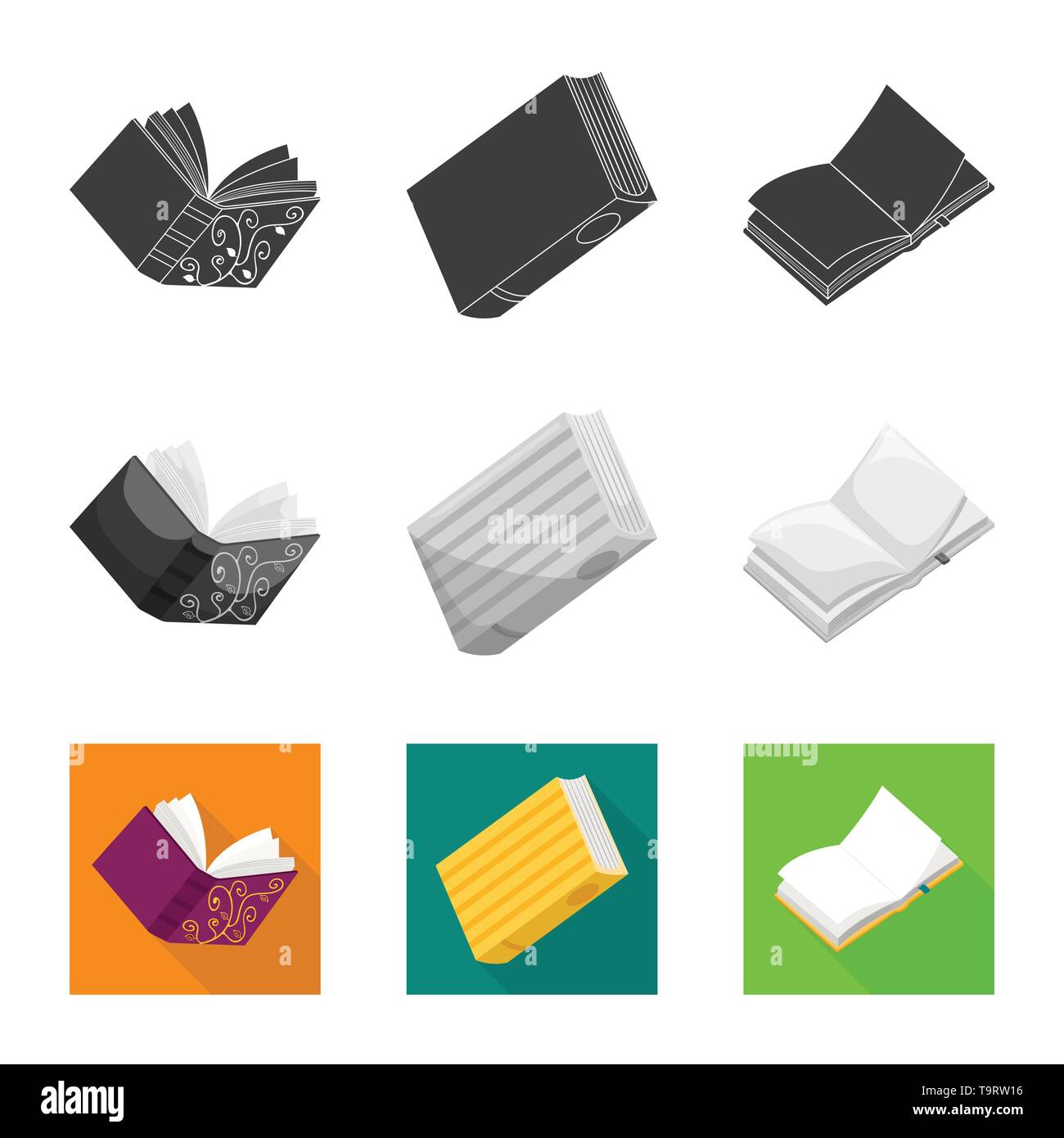 Vector illustration of training and cover symbol. Collection of ...