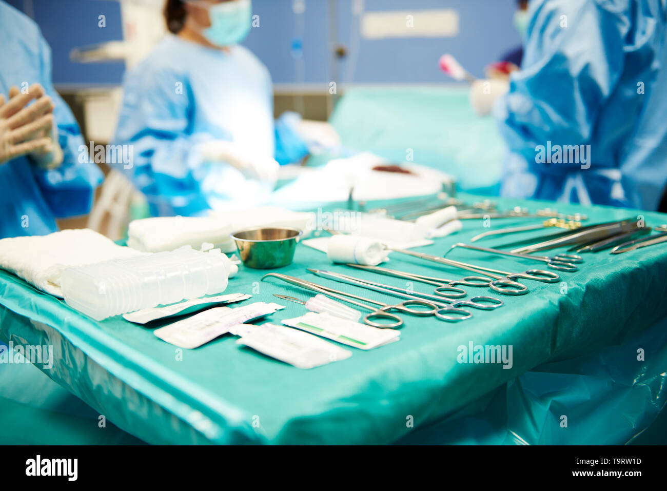 Shot of basic, surgical equipment Stock Photo - Alamy