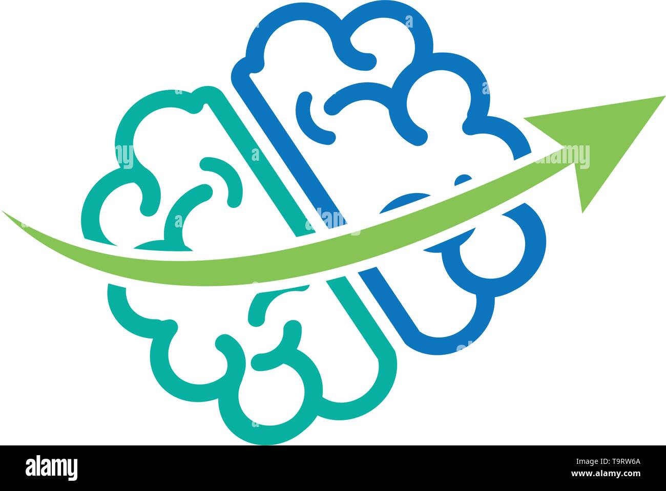 brain talk idea logo template vector illustration icon element isolated ...