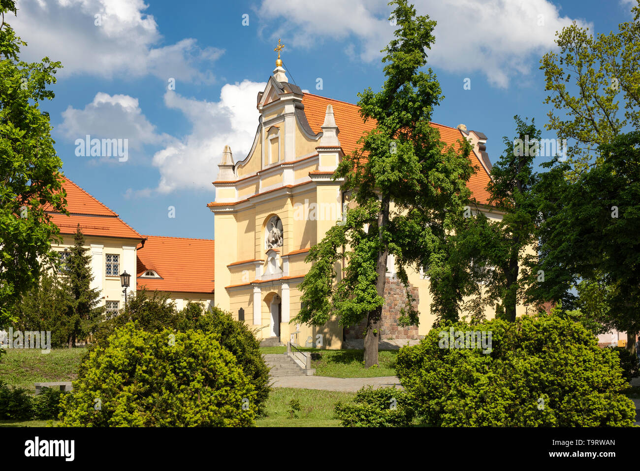 St George's Church in Gniezno, Poland. Old town sacral buildings ...