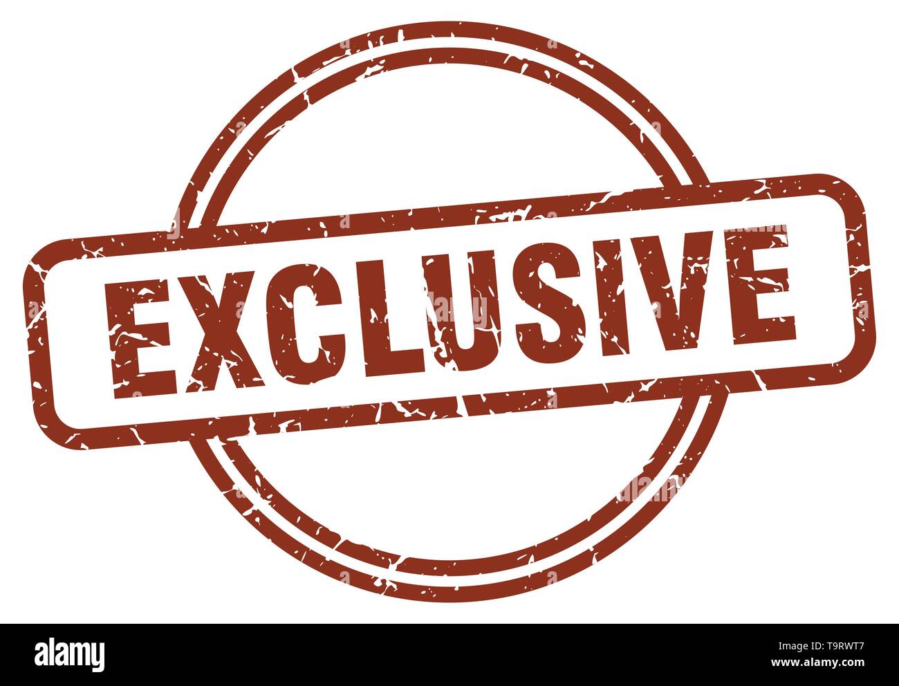 exclusive stamp isolated on white Stock Vector Image & Art - Alamy